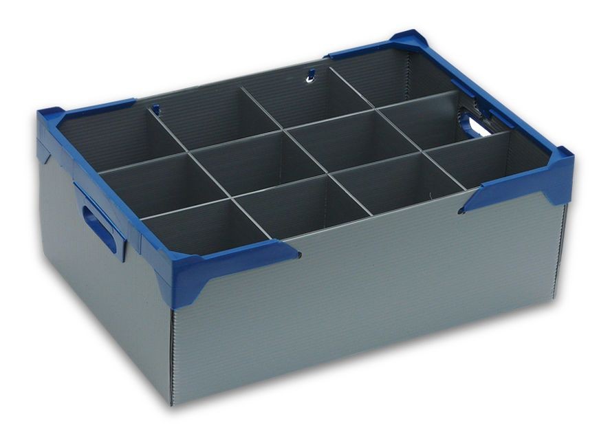 Glassware Storage Box Assembly - Plastic Glassware